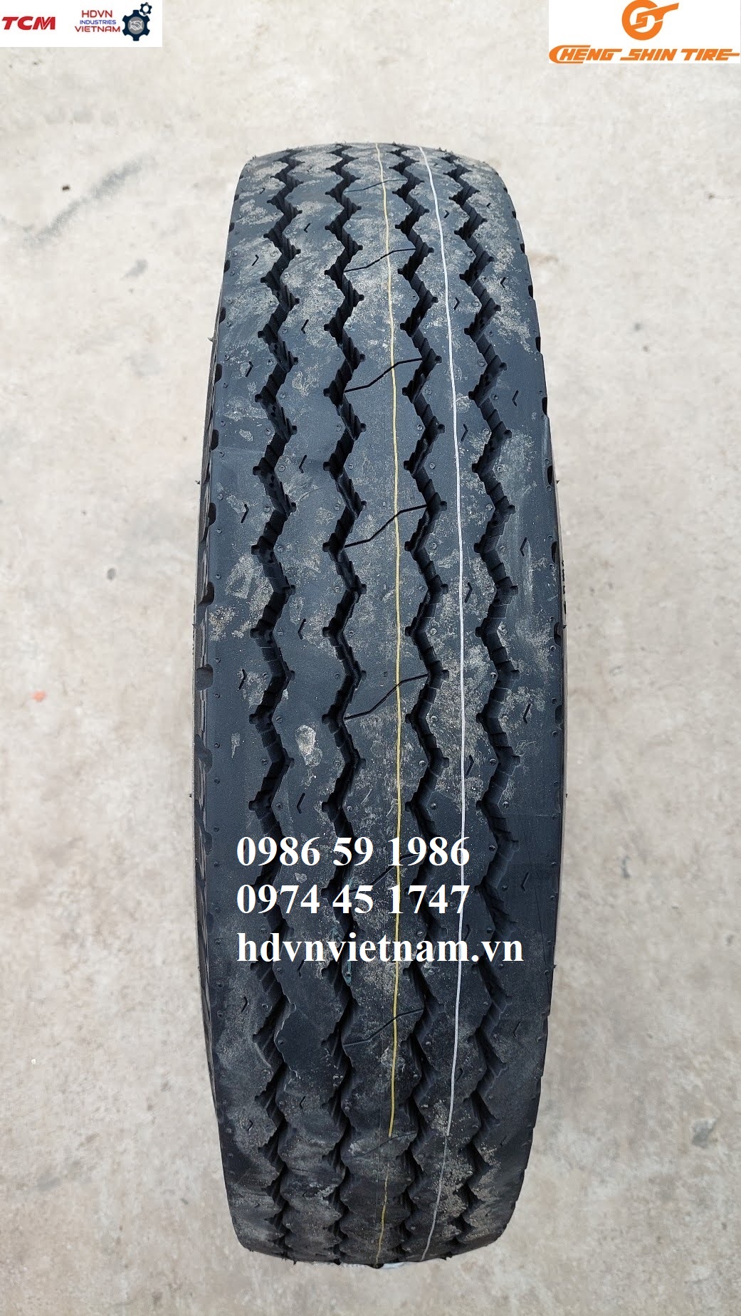 Lốp xe tải 7.00-15 14PR C886 gai xuôi CST Chengshin